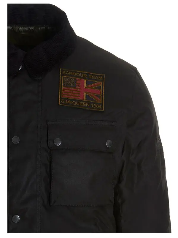 Barbour International Workers Wax Jacket - Black