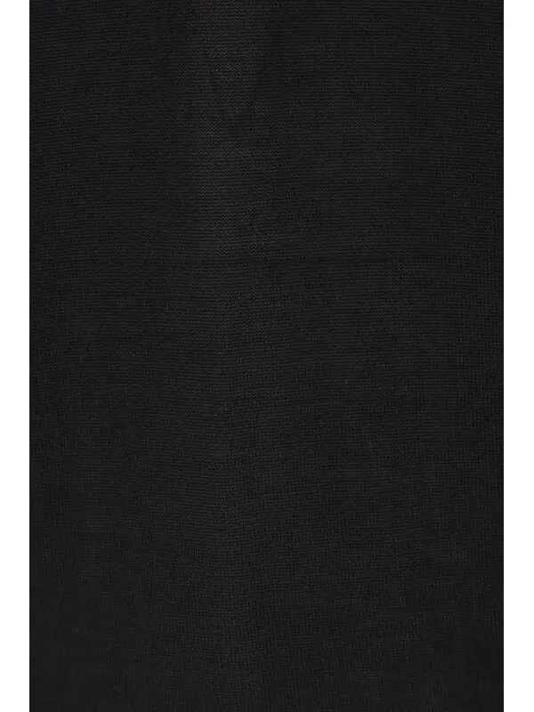 Prada Logo Detailed Short-sleeved Polo Shirt - Black