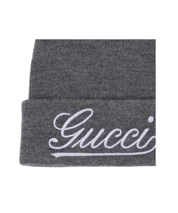 Gucci Embroidered Logo Beanie