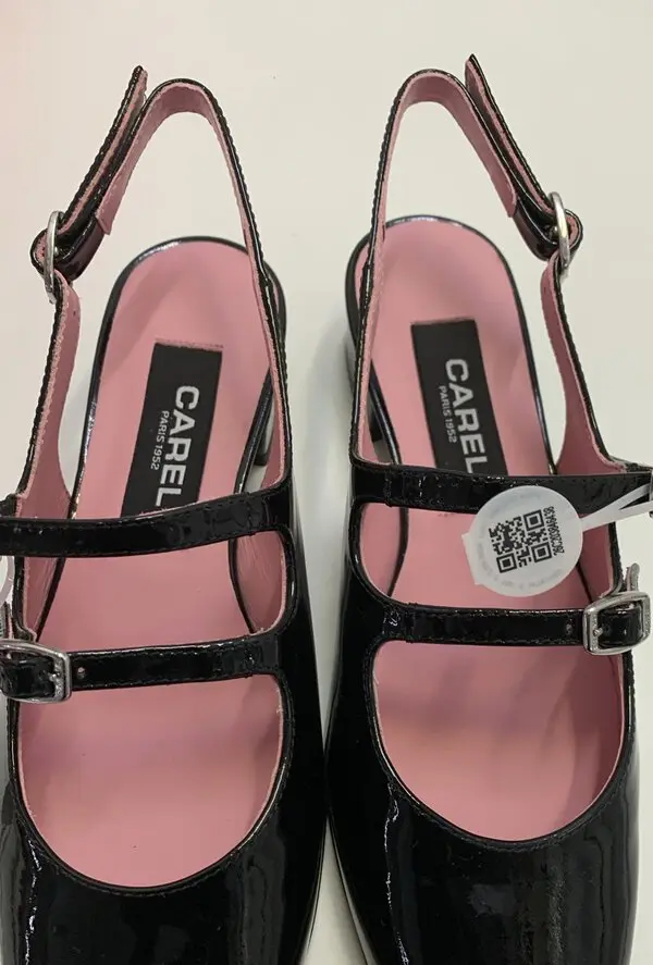 CAREL Round-headed Flat Sandals With Adjustable Straps