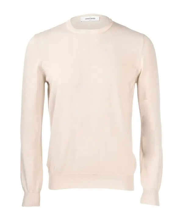 GRAN SASSO Crew Neck Long Sleeve Sweater