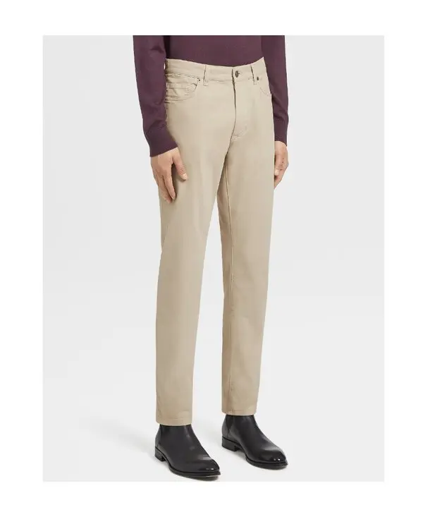 Zegna Slim-cut Jeans With Logo Patch