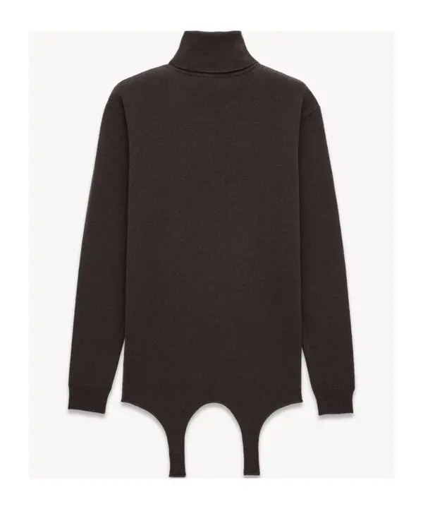 Saint Laurent Turtleneck Garter Jumper
