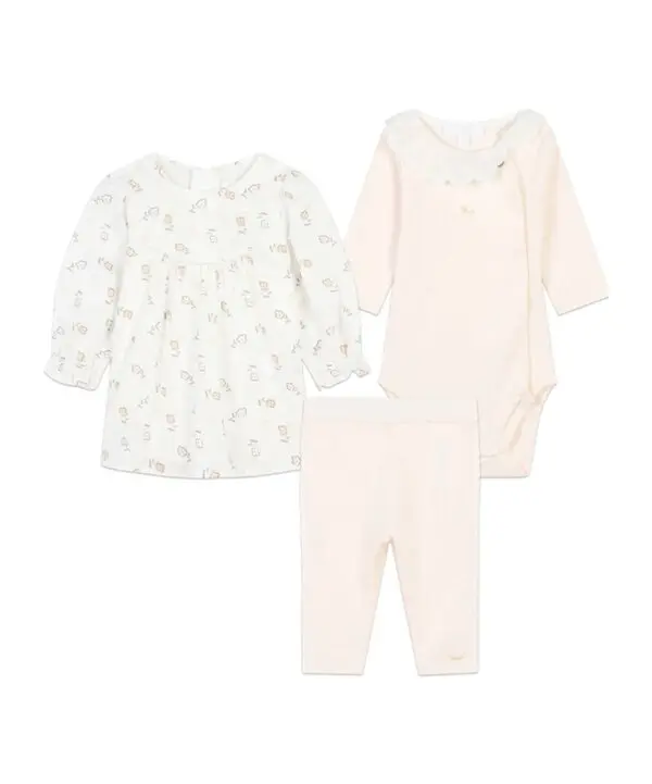 Chloé Organic Cotton Three-piece Set - White