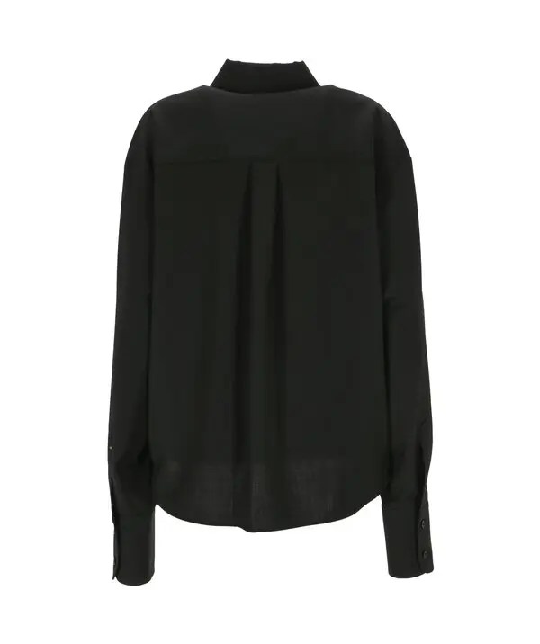 Sportmax Mappa Tie-detail Shirt - Black