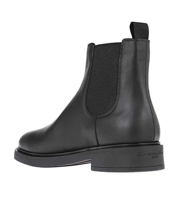 GIANVITO ROSSI Douglas Elastic-panel Chelsea Boots - Black