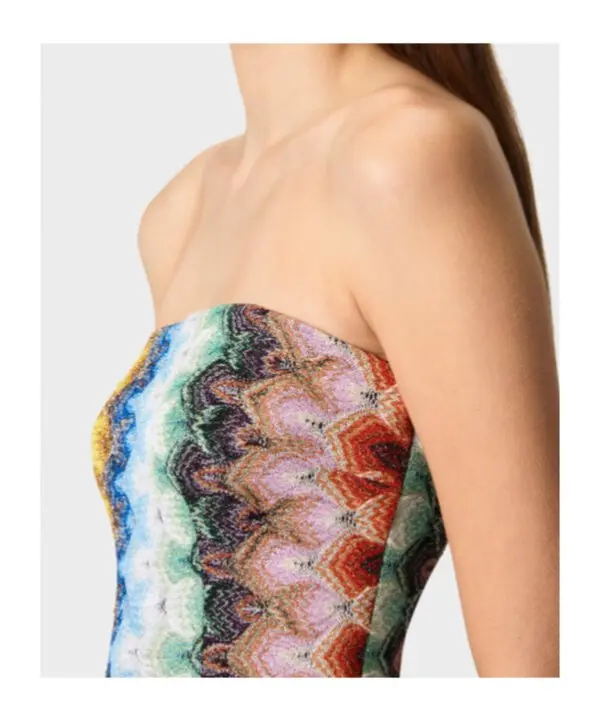 Missoni Strapless Bustier Mini Dress