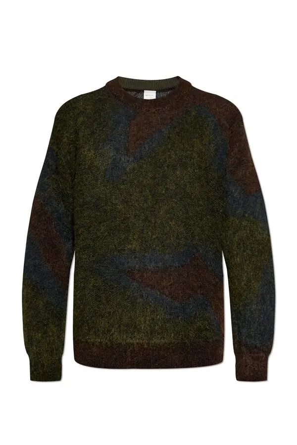 Paul Smith Crew Neck Sweater With Multi-color Design
