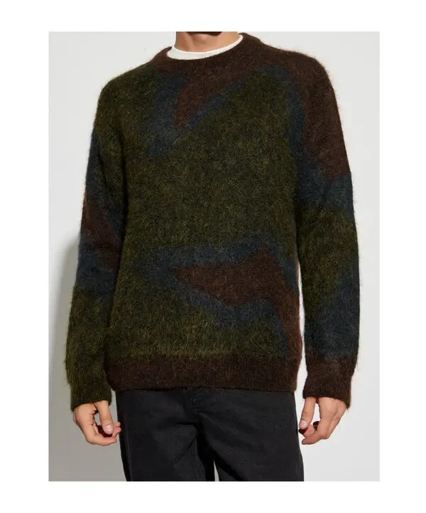 Paul Smith Crew Neck Sweater With Multi-color Design
