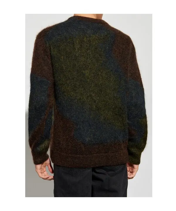Paul Smith Crew Neck Sweater With Multi-color Design