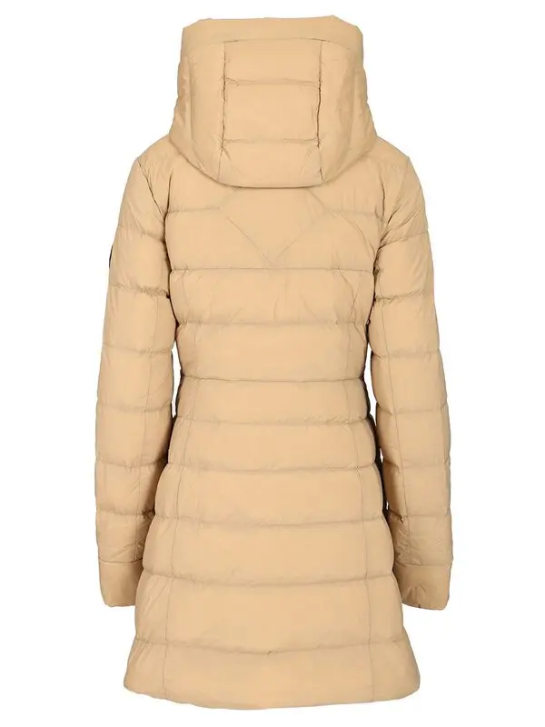 Canada Goose Clair Hooded Quilted Coat - Light Brown