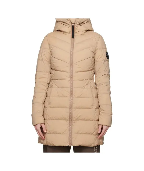 Canada Goose Clair Hooded Quilted Coat - Light Brown