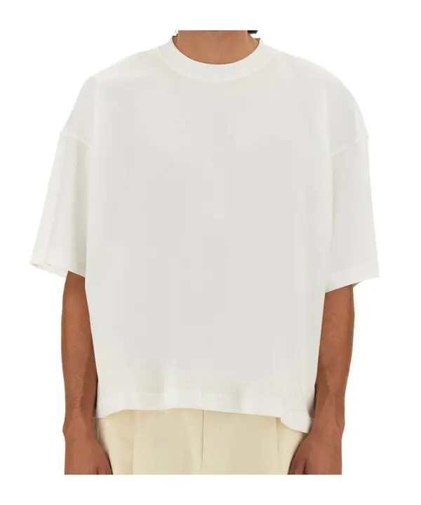 Studio Nicholson Logo Printed Crewneck T-shirt - Off White