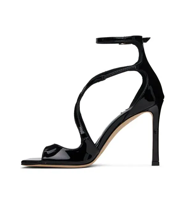 JIMMY CHOO 95mm Azia Sandals - Black