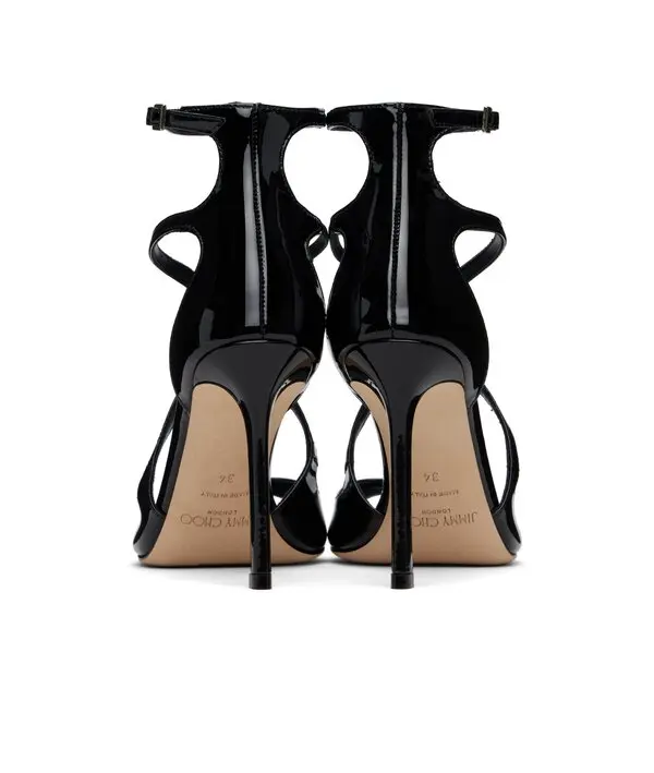 JIMMY CHOO 95mm Azia Sandals - Black