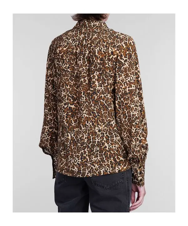 Isabel Marant Étoile Teysa Printed Shirt With Button Cuffs - Brown