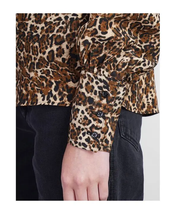 Isabel Marant Étoile Teysa Printed Shirt With Button Cuffs - Brown