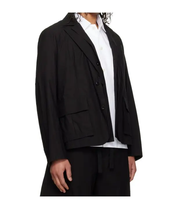 Sacai Layered Notched Lapel Blazer
