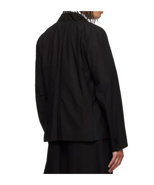 Sacai Layered Notched Lapel Blazer