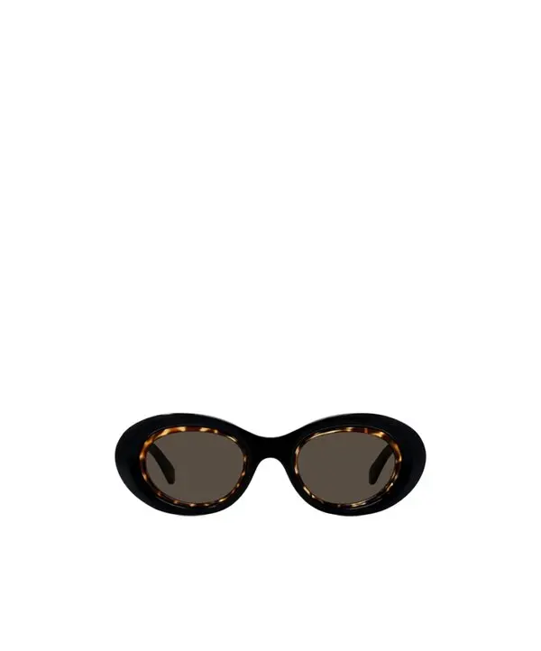 Loewe Oval Frame Sunglasses - Black