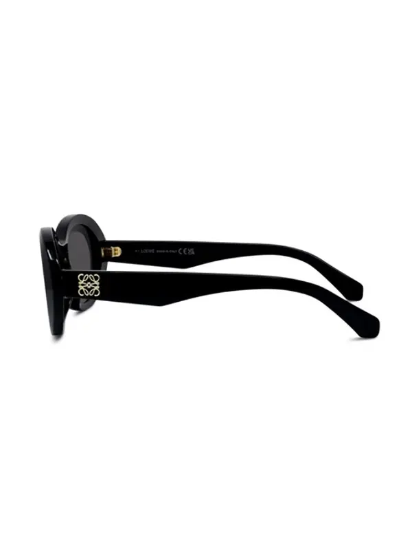 Loewe Oval Frame Sunglasses - Black