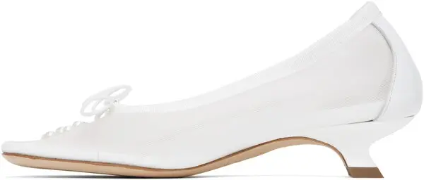 Simone Rocha Embellished Flower Ballerina Pumps