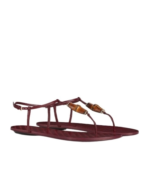 Gucci Bamboo Detail Thong Sandals
