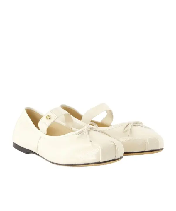 ANINE BING Jolie Ballet Flats - White