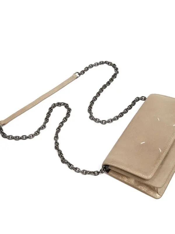 MAISON MARGIELA Four-stitch Chain Wallet - Brown