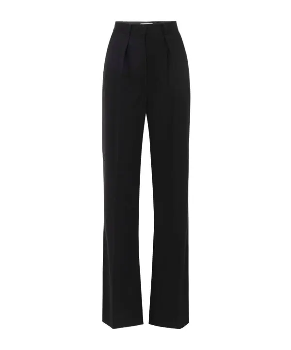 Elisabetta Franchi Straight-leg Tailored Trousers - Black