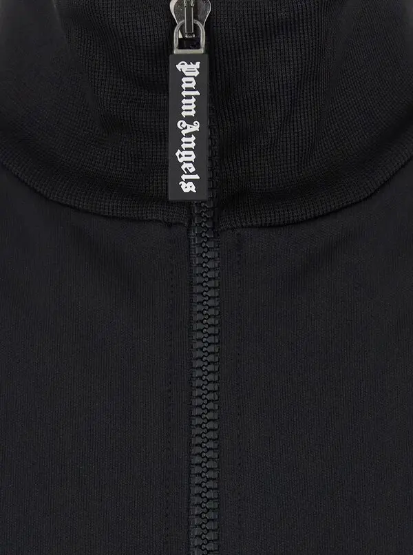 Palm Angels Curved Logo Printed Track Jacket