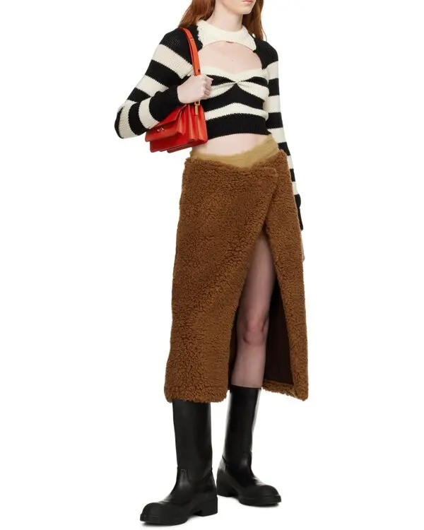 Marni Striped Virgin Wool Knit Top