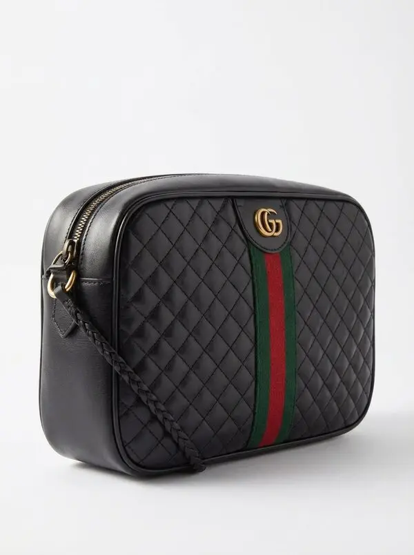 Gucci Logo Leather Shoulder Bag