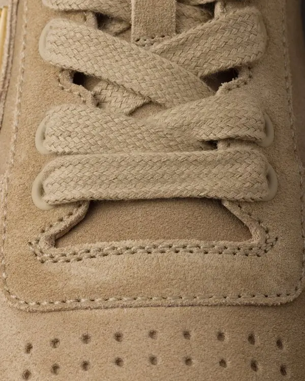 Prada Downtown Lace-up Sneakers - Hazel