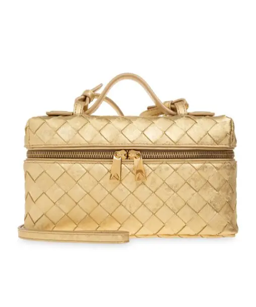 Bottega Veneta Intrecciato Vanity Case - Nude