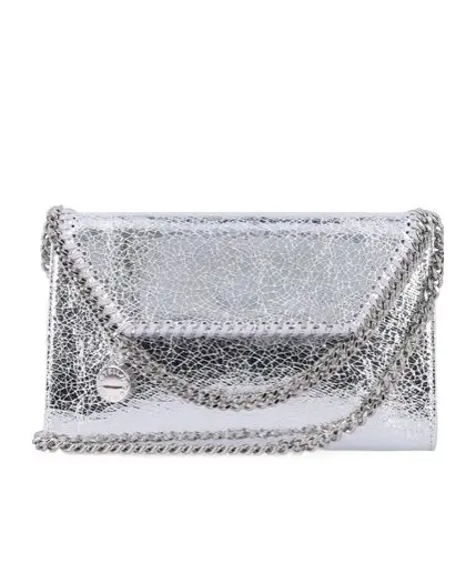 Stella McCartney Falabella Chain Wallet - Silver