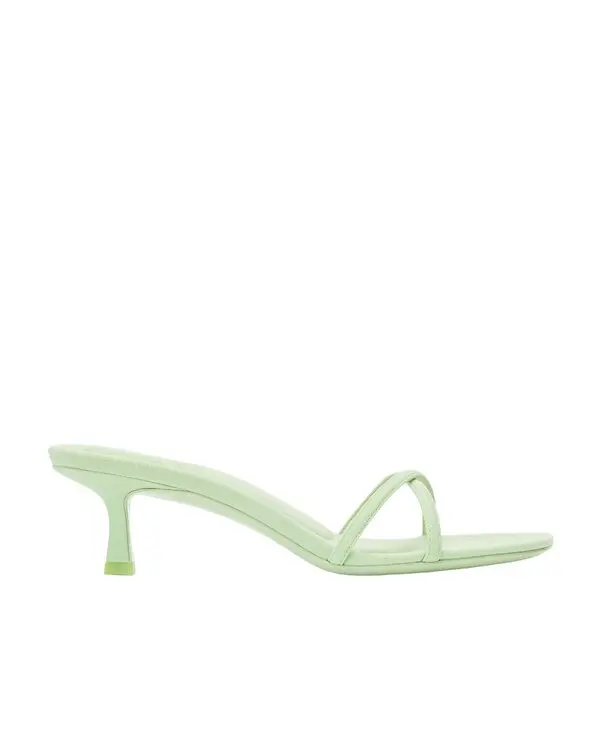 Alexander Wang Open Toe High-heeled Slippers - Green
