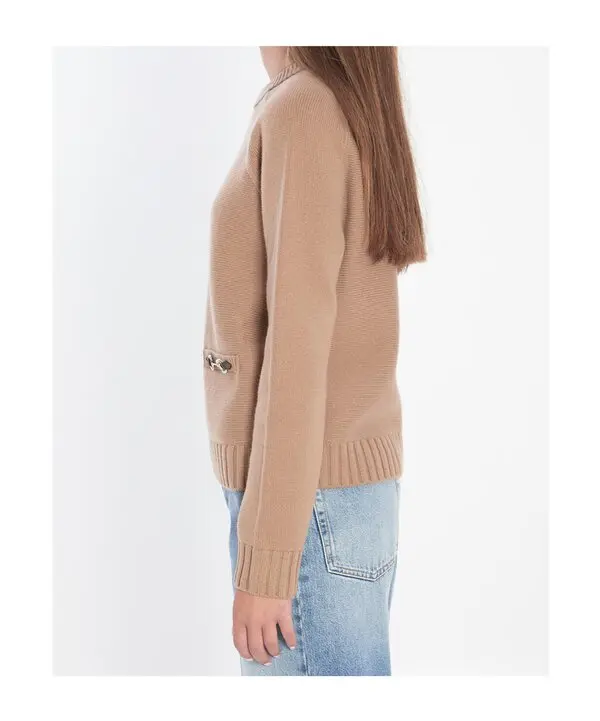 Gucci Horsebit Detailed Knit Sweater