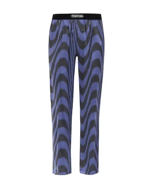 TOM FORD Logo Pajamas - Blue