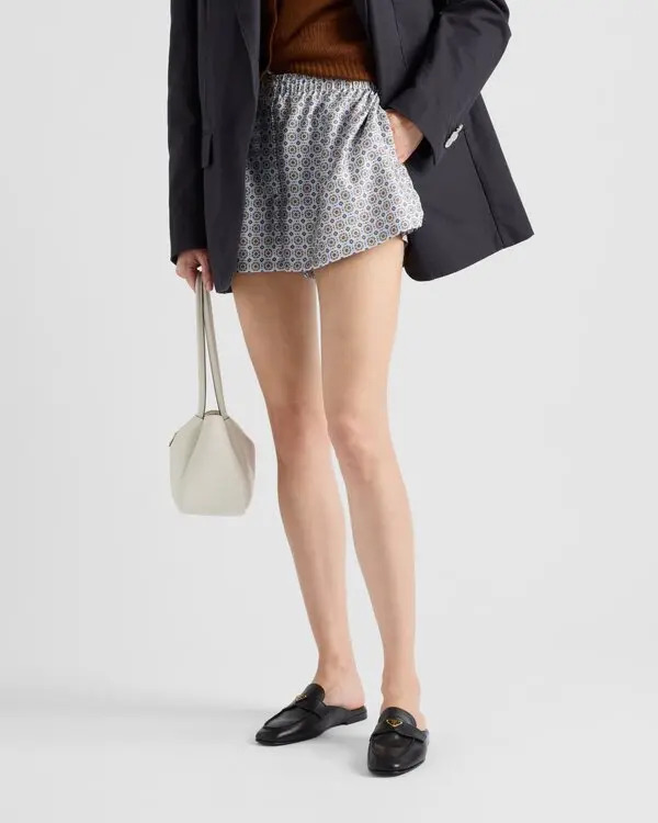 Prada Square-toe Slip-on Mules - Black