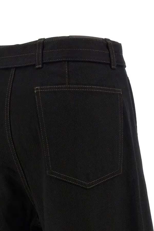 LEMAIRE Belted Straight-leg Pants