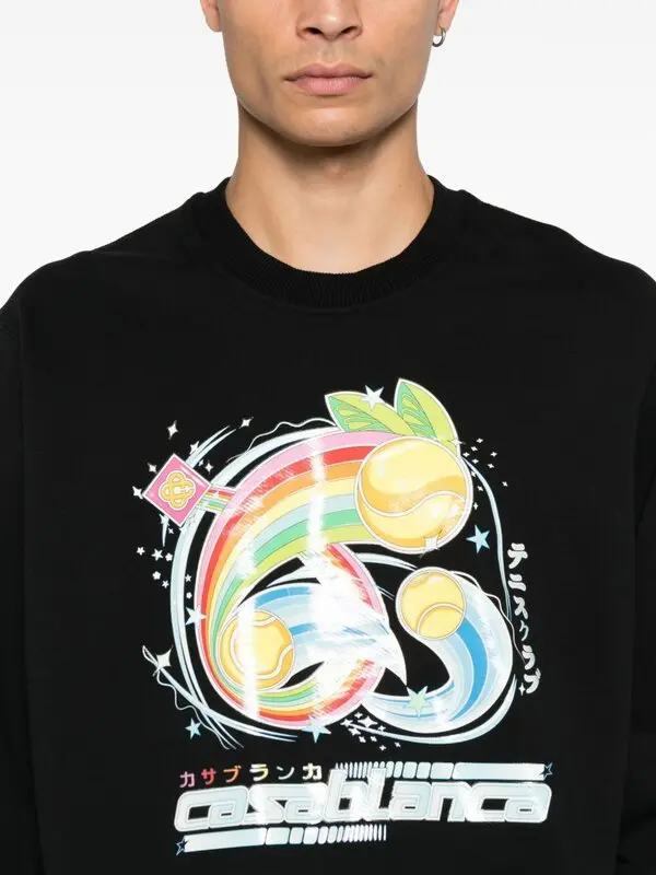 Casablanca Manga Tennis Ball Sweatshirt