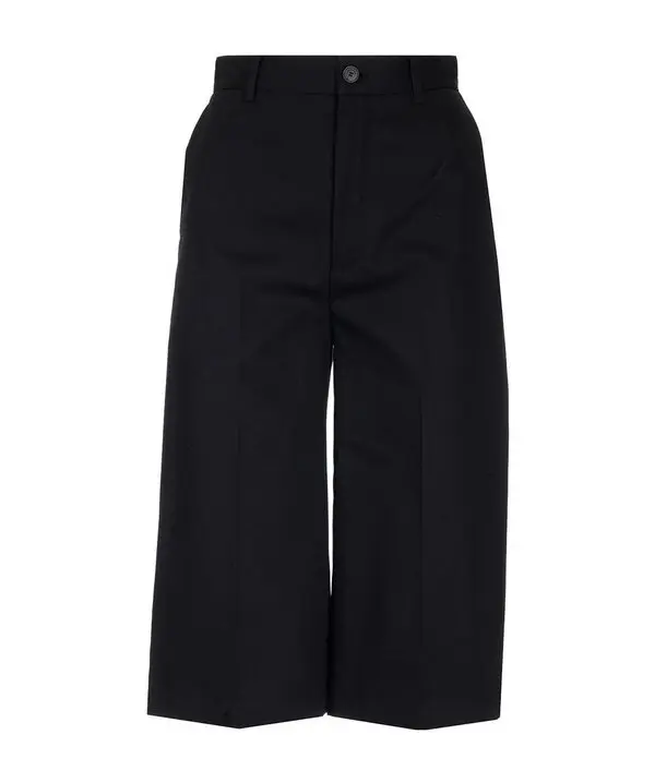 Balenciaga High-waisted Straight Cropped Trousers