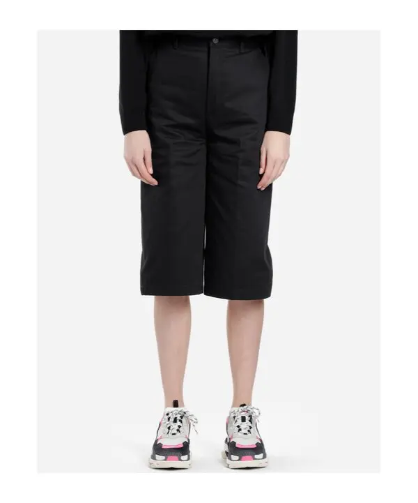 Balenciaga High-waisted Straight Cropped Trousers