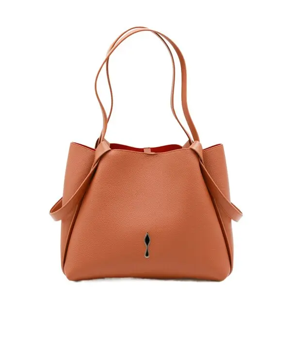 CHRISTIAN LOUBOUTIN Bettina Small Tote Bag - Brown