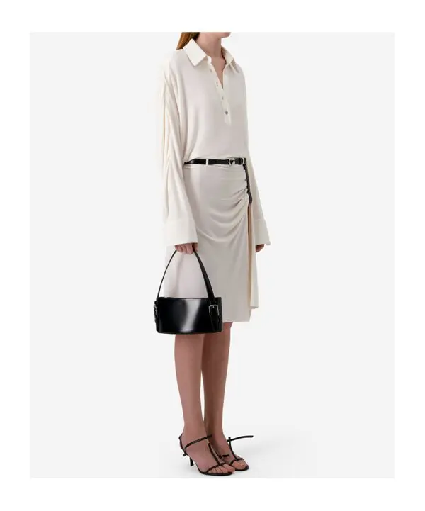 Coperni Belted Draped Dress
