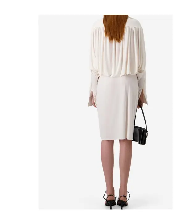 Coperni Belted Draped Dress