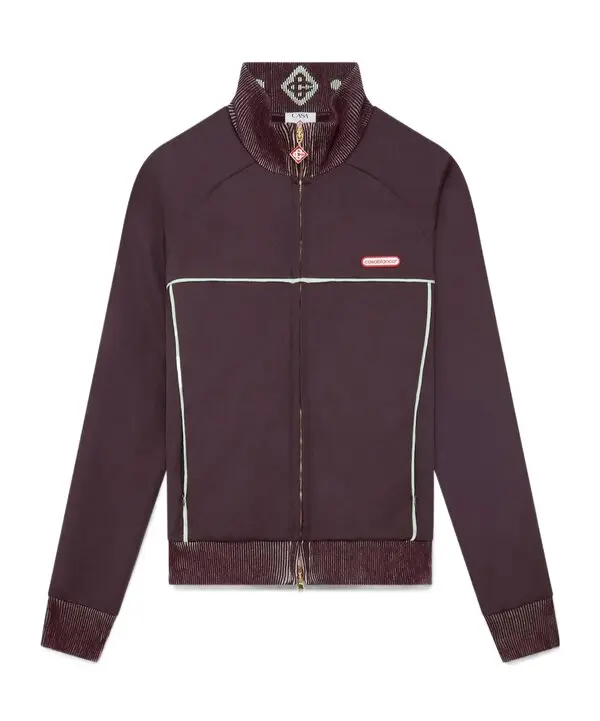 Casablanca Tricot Track Jacket - Black