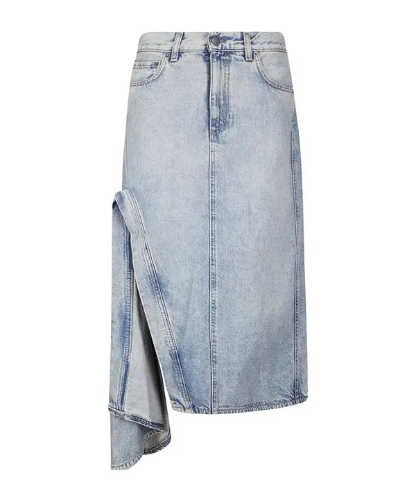 HAIKURE Asymmetrical Denim Skirt