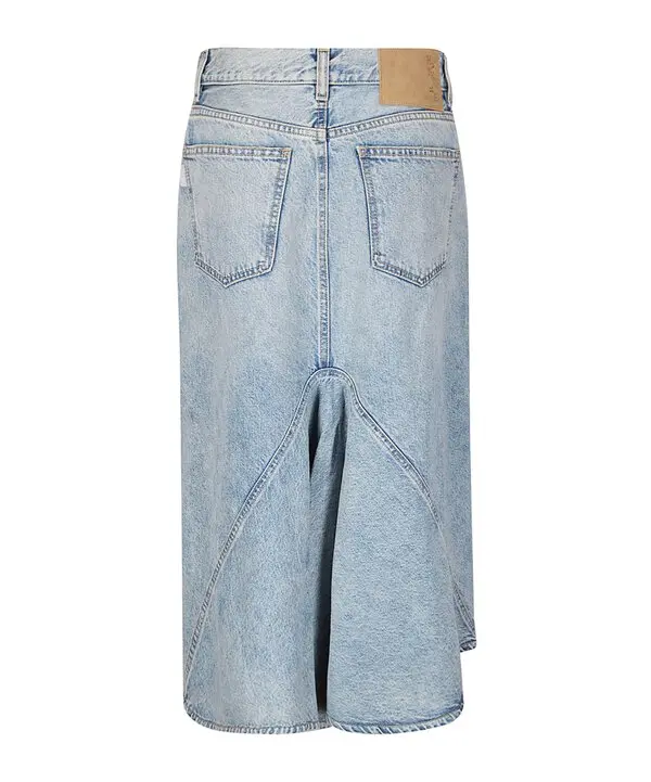 HAIKURE Asymmetrical Denim Skirt